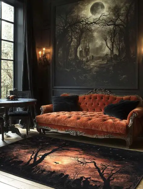 30 Ways to Turn Furniture into Spooky Halloween Decor