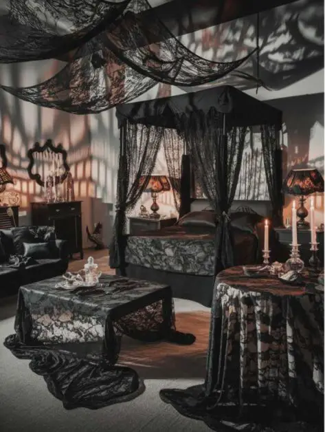 30 Ways to Turn Furniture into Spooky Halloween Decor