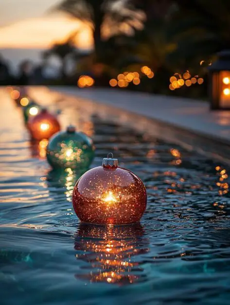 25 Best Swimming Pool Decoration Ideas for Christmas