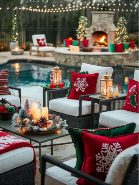 25 Best Swimming Pool Decoration Ideas for Christmas