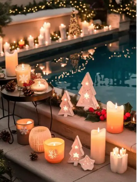 25 Best Swimming Pool Decoration Ideas for Christmas