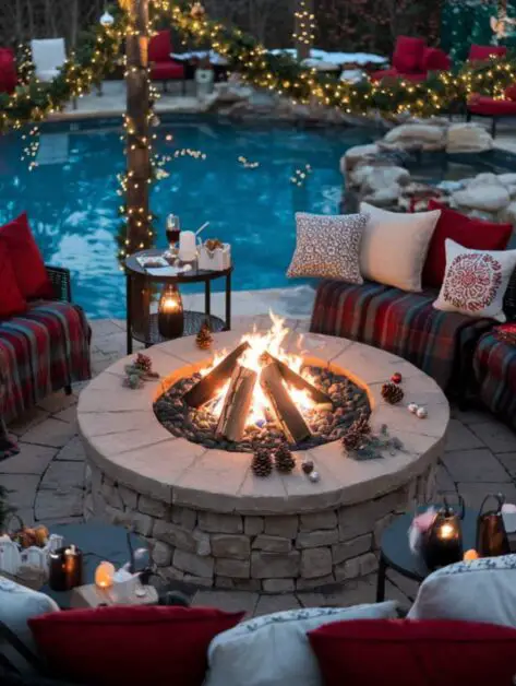 25 Best Swimming Pool Decoration Ideas for Christmas