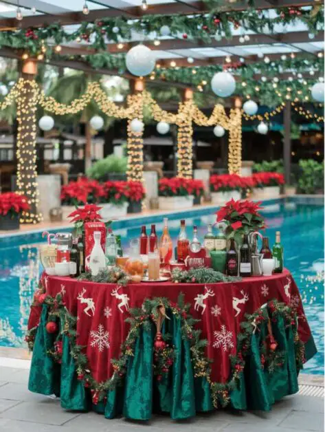 25 Best Swimming Pool Decoration Ideas for Christmas