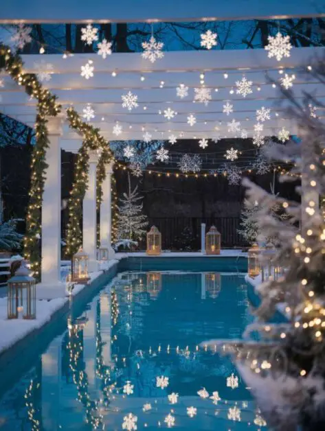 25 Best Swimming Pool Decoration Ideas for Christmas