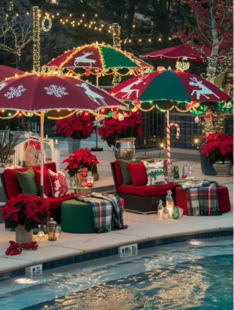 25 Best Swimming Pool Decoration Ideas for Christmas