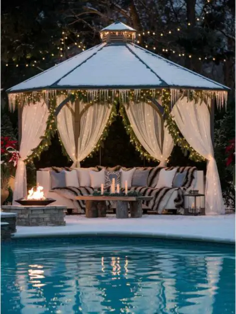 25 Best Swimming Pool Decoration Ideas for Christmas