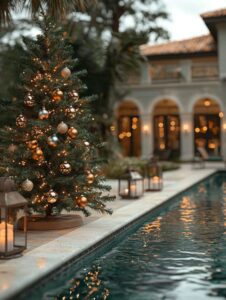 25 Best Swimming Pool Decoration Ideas for Christmas