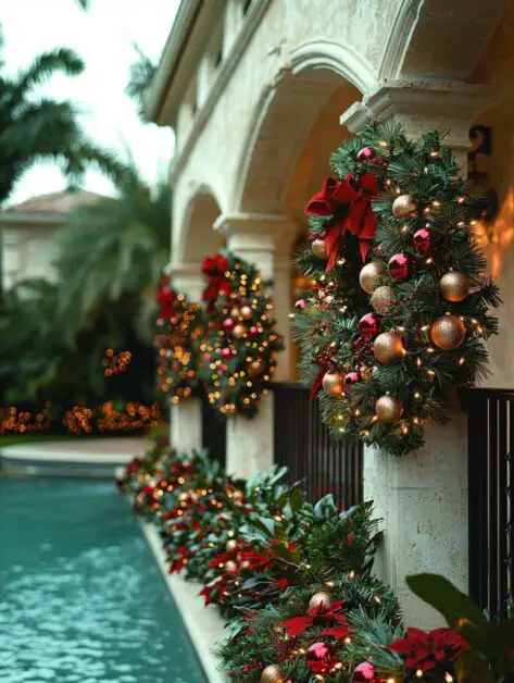 25 Best Swimming Pool Decoration Ideas for Christmas