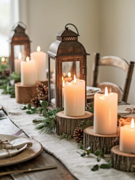 27 Farmhouse Christmas Dining Table Decor Ideas You’ll Love