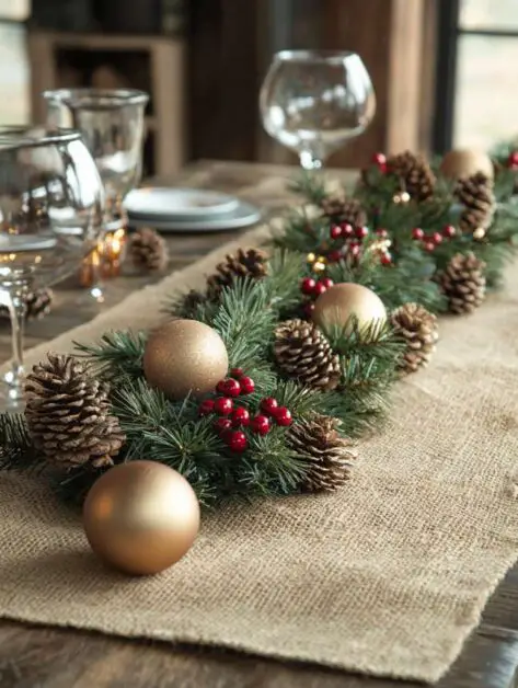 27 Farmhouse Christmas Dining Table Decor Ideas You’ll Love