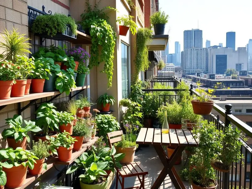 Simple Small Balcony Garden Ideas for Urban Dwellers