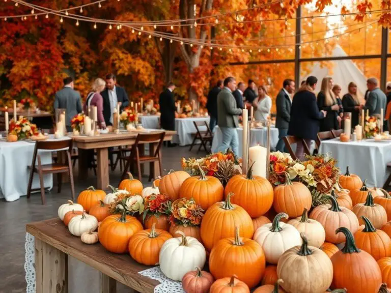 Fall Themed Wedding Shower Decoration Ideas