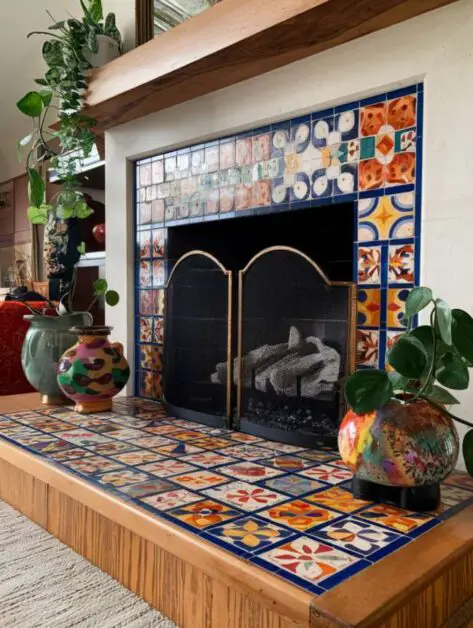 30 Inspiring Fireplace Wooden Hearth Ideas