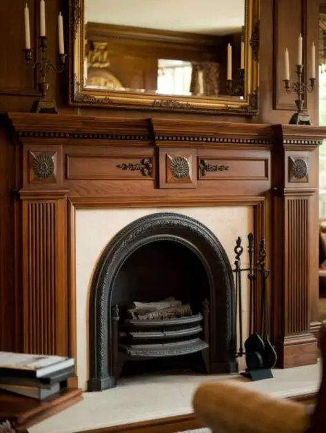 30 Inspiring Fireplace Wooden Hearth Ideas