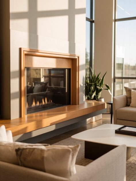 30 Inspiring Fireplace Wooden Hearth Ideas