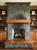 30 Inspiring Fireplace Wooden Hearth Ideas