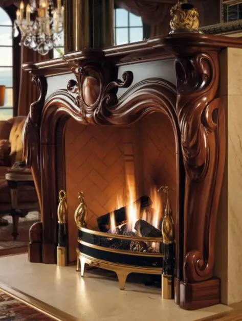 30 Inspiring Fireplace Wooden Hearth Ideas