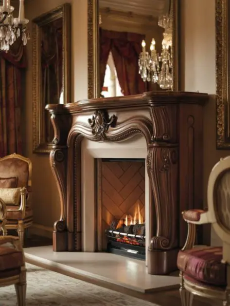 30 Inspiring Fireplace Wooden Hearth Ideas