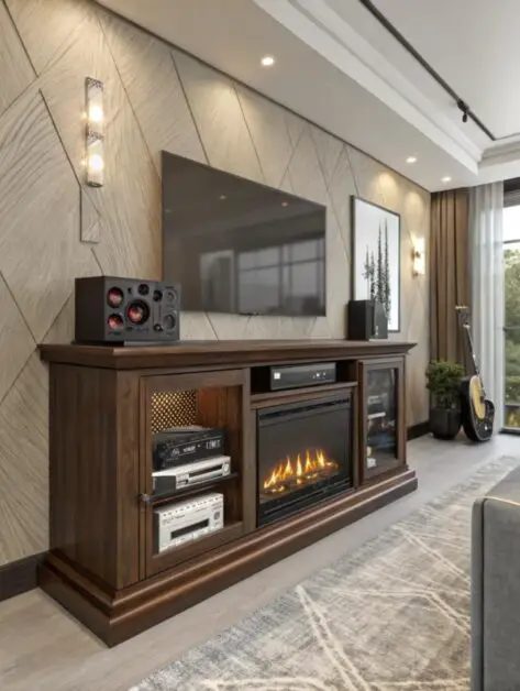 30 Inspiring Fireplace Wooden Hearth Ideas