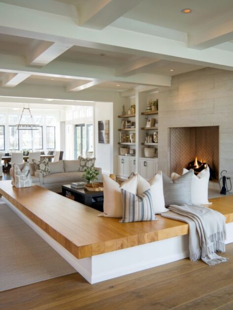 30 Inspiring Fireplace Wooden Hearth Ideas