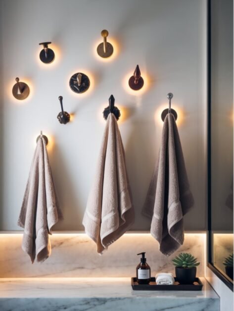 Top 30 Bathroom Towel Hanging Ideas for Stylish Spaces