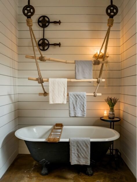 Top 30 Bathroom Towel Hanging Ideas for Stylish Spaces