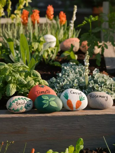 18 Rock Painting Ideas for Your Veggie Garden: Creative Tips
