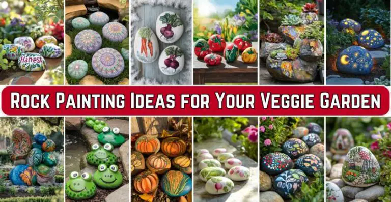 18 Rock Painting Ideas for Your Veggie Garden: Creative Tips