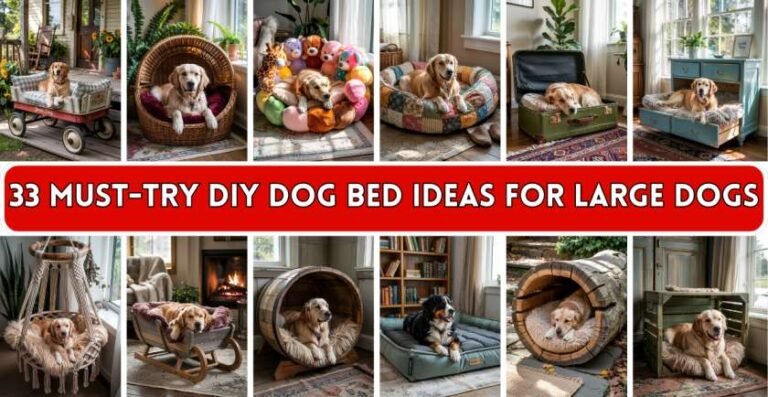 33 Must-Try DIY Dog Bed Ideas for Large Dogs