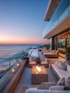 39+ Modern Beach Mansion House Design Ideas