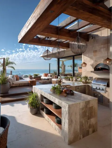 39+ Modern Beach Mansion House Design Ideas