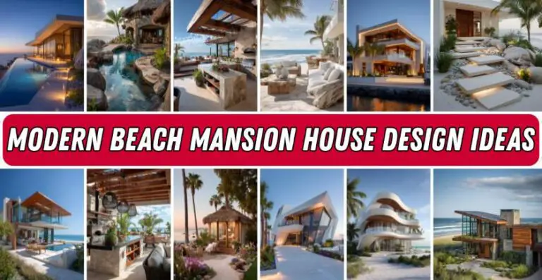 39+ Modern Beach Mansion House Design Ideas