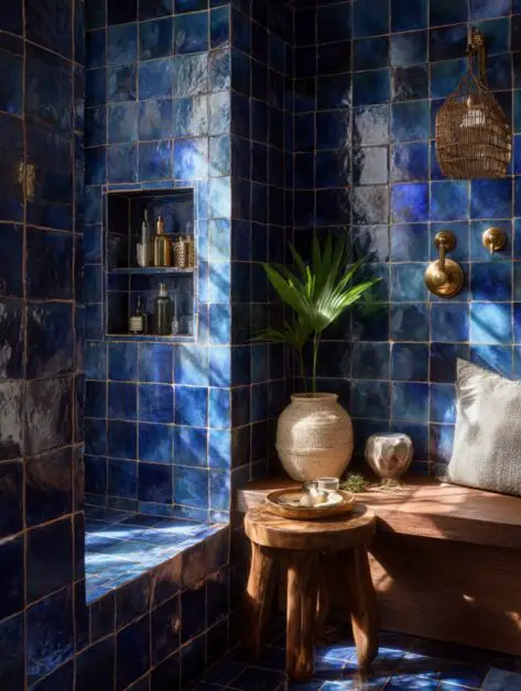 79 Modern Boho Bathroom Tile Ideas