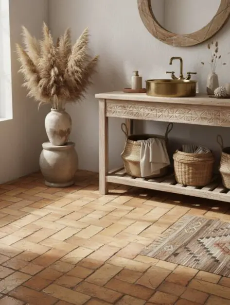 79 Modern Boho Bathroom Tile Ideas